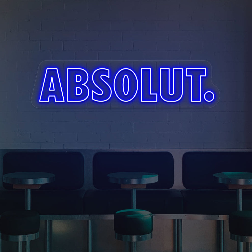 Absolut Vodka Neon Sign