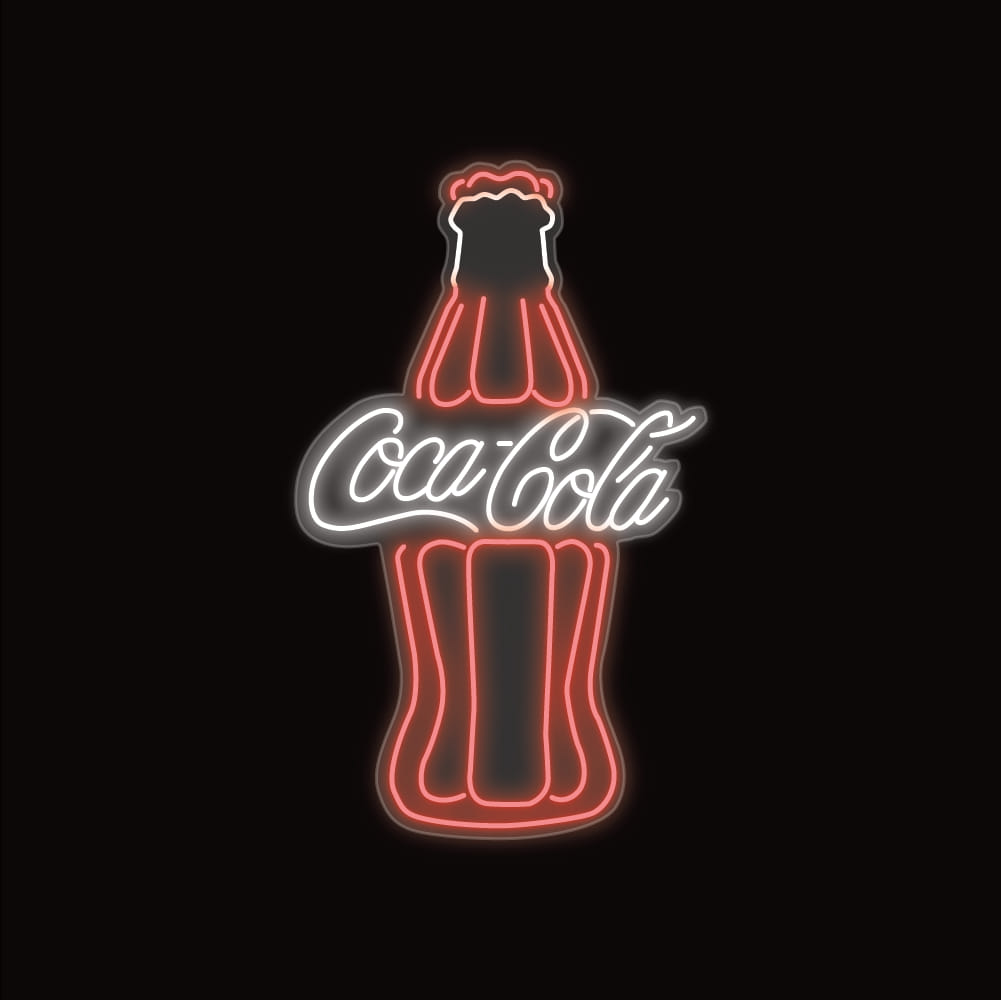 Coca Cola Neon Sign – Classic LED Light for Bars, Kitchens & Retro Décor