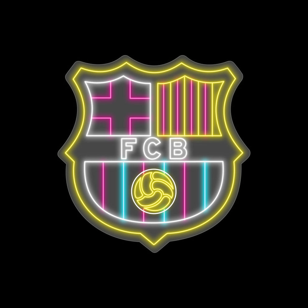 FCB Football Club Neon Sign - Order at Sparky Neon