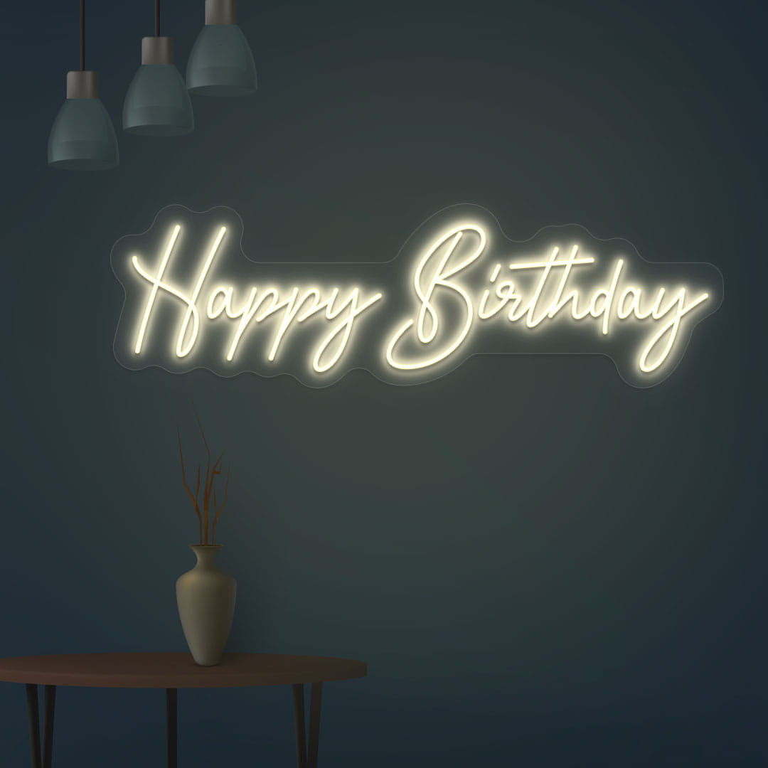 Buy Happy Birthday LED Neon Sign Online at Best Price