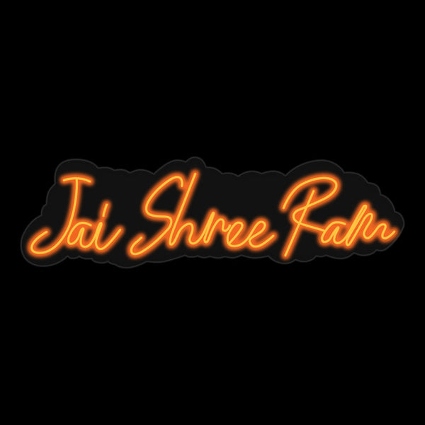 Jai Shree Ram Neon Light Sign | Divine LED Lights for Home & Events